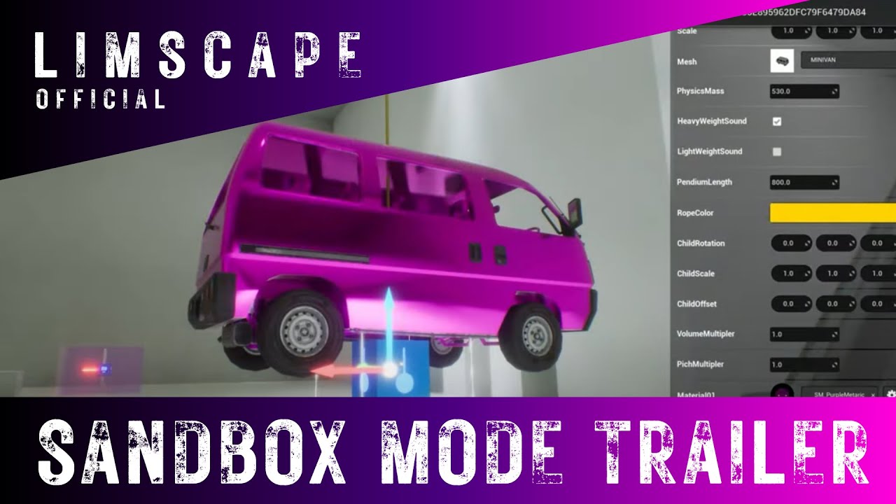 LIMSCAPE Sandbox mode Trailer リムスケープ サンドボックスモード、トレイラー - YouTube