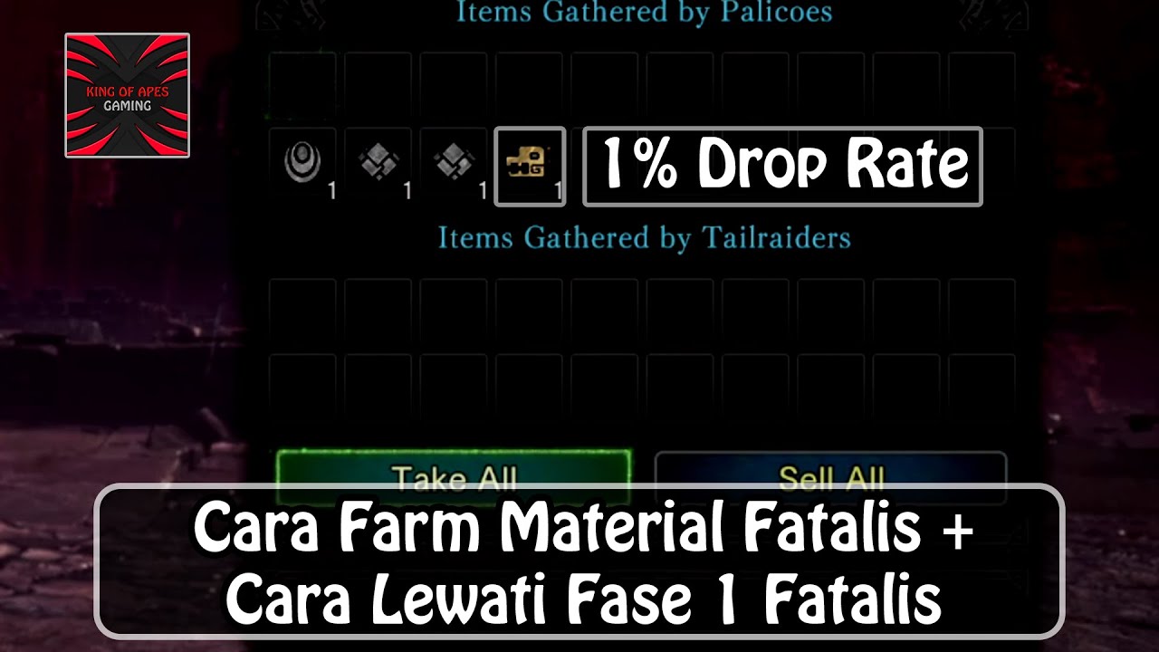 EZ Fatalis Evil Eye | Cara Farm Material + Ngelewati Fase 1 | Monster ...