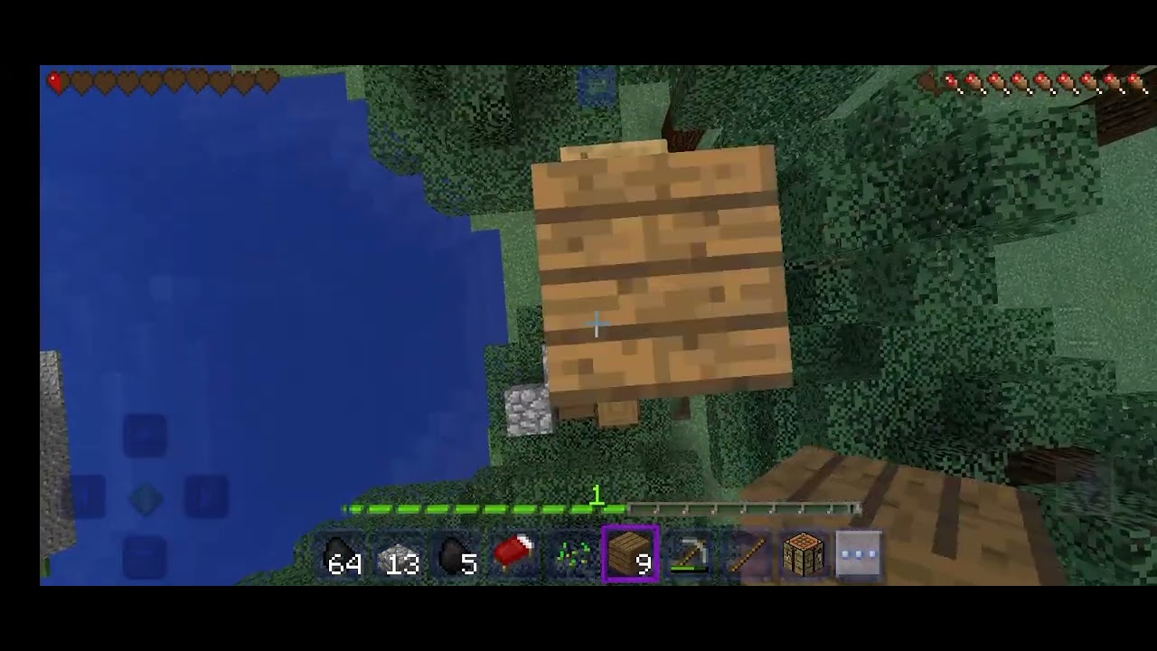 Minecraft part 1 one heart challenge - YouTube
