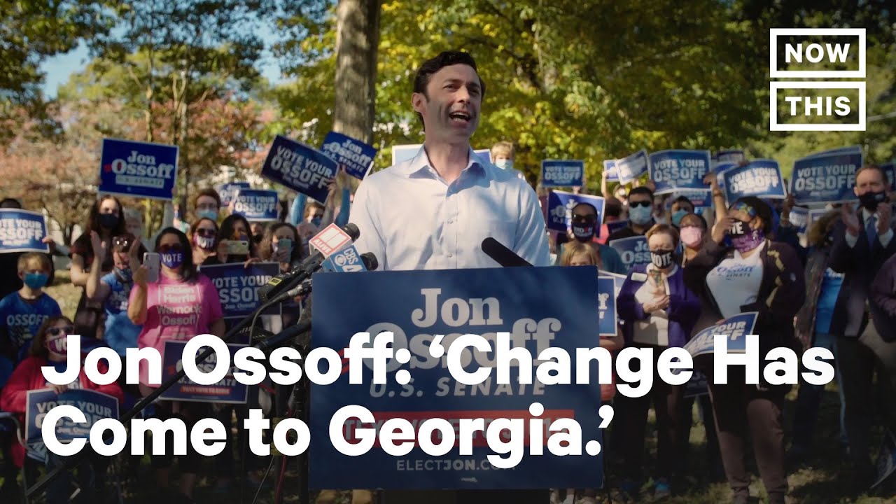 Jon Ossoff Delivers Speech Ahead of Senate Runoff Race | NowThis - YouTube