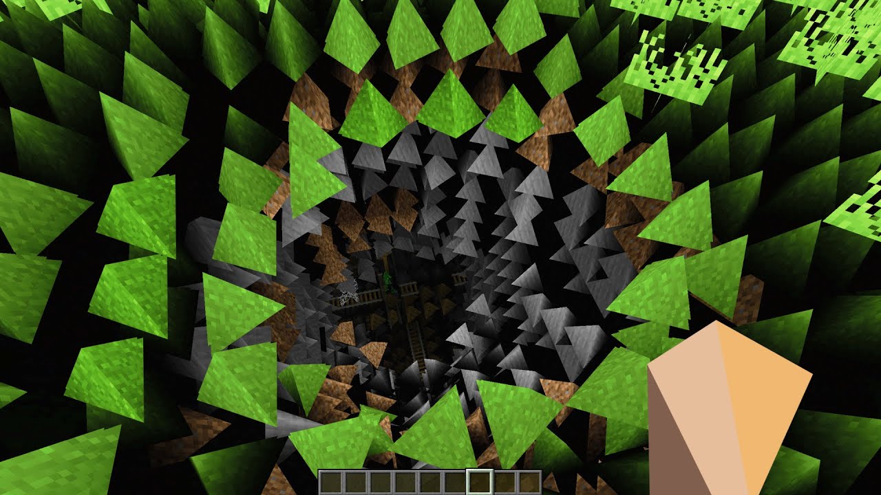 Minecraft but EVERYTHING is Triangle? - YouTube