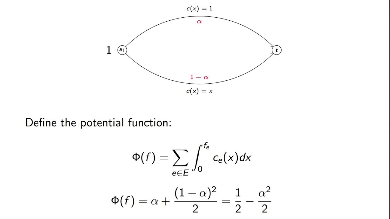 The connection between optimal flows and Nash flows in routing games ...