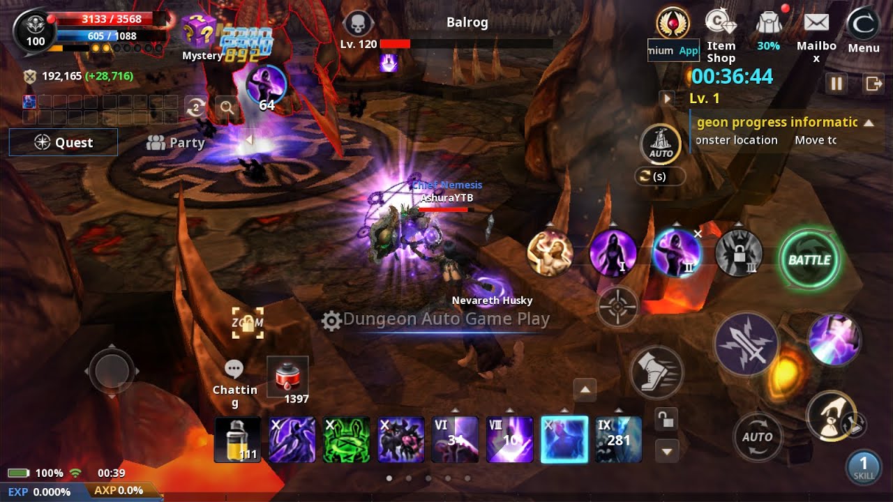 Cabal Infinite Combo SEA | COMPLETE DUNGEON : VOLCANIC CITADEL - YouTube