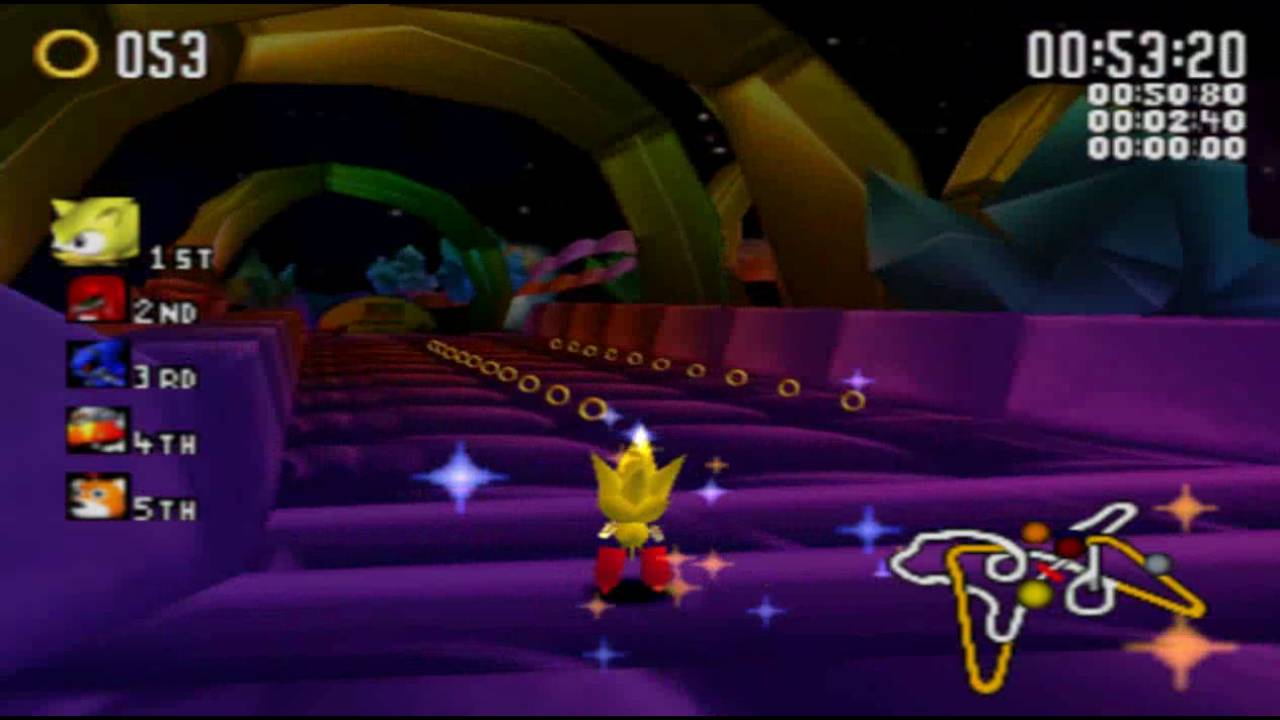 소닉 R 플레이 Sonic R Gameplay - YouTube