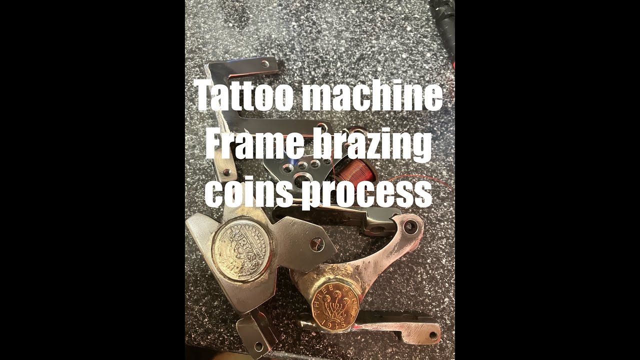 Coil Tattoo machine building frame brazing from Camber Custom all help ...