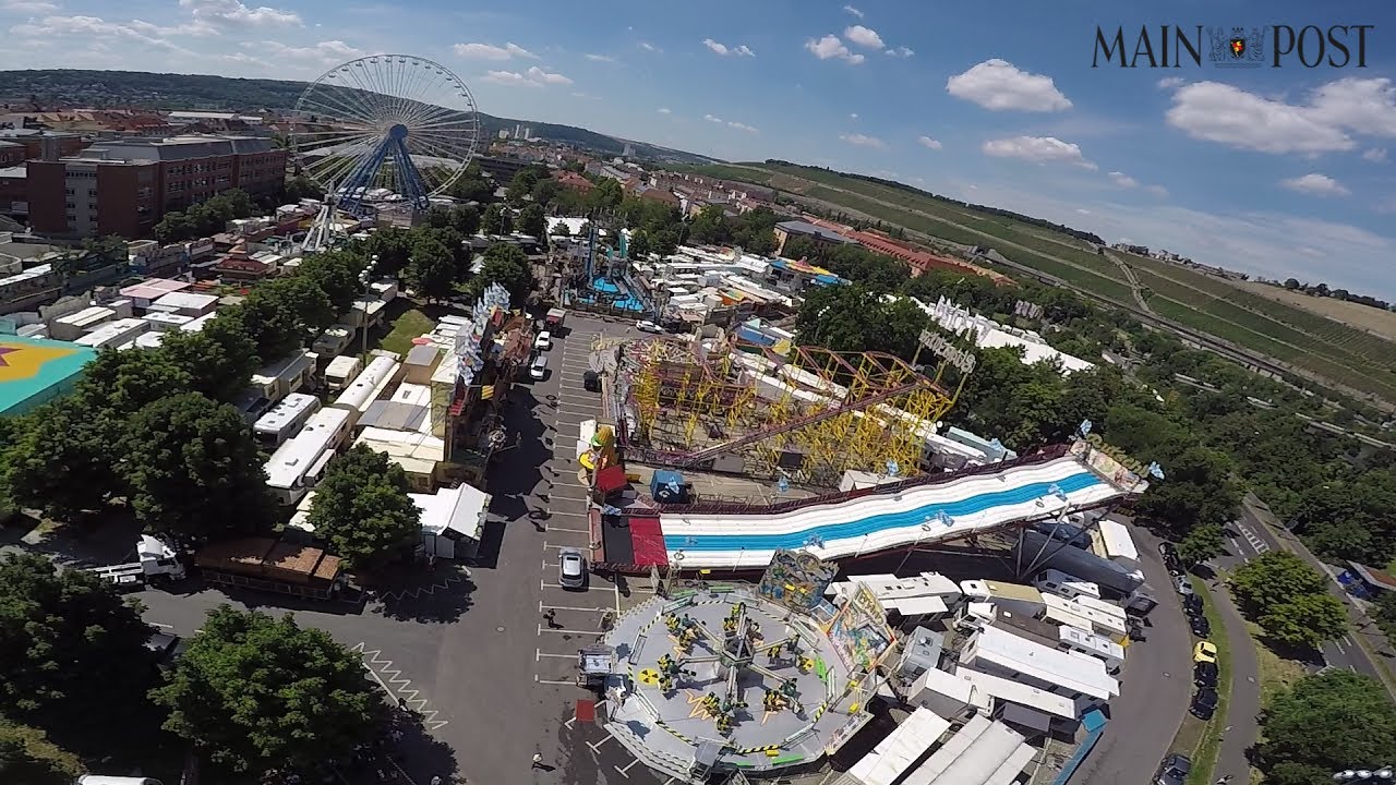 Kiliani 2017: Beim Volksfest geht es hoch hinaus! - YouTube