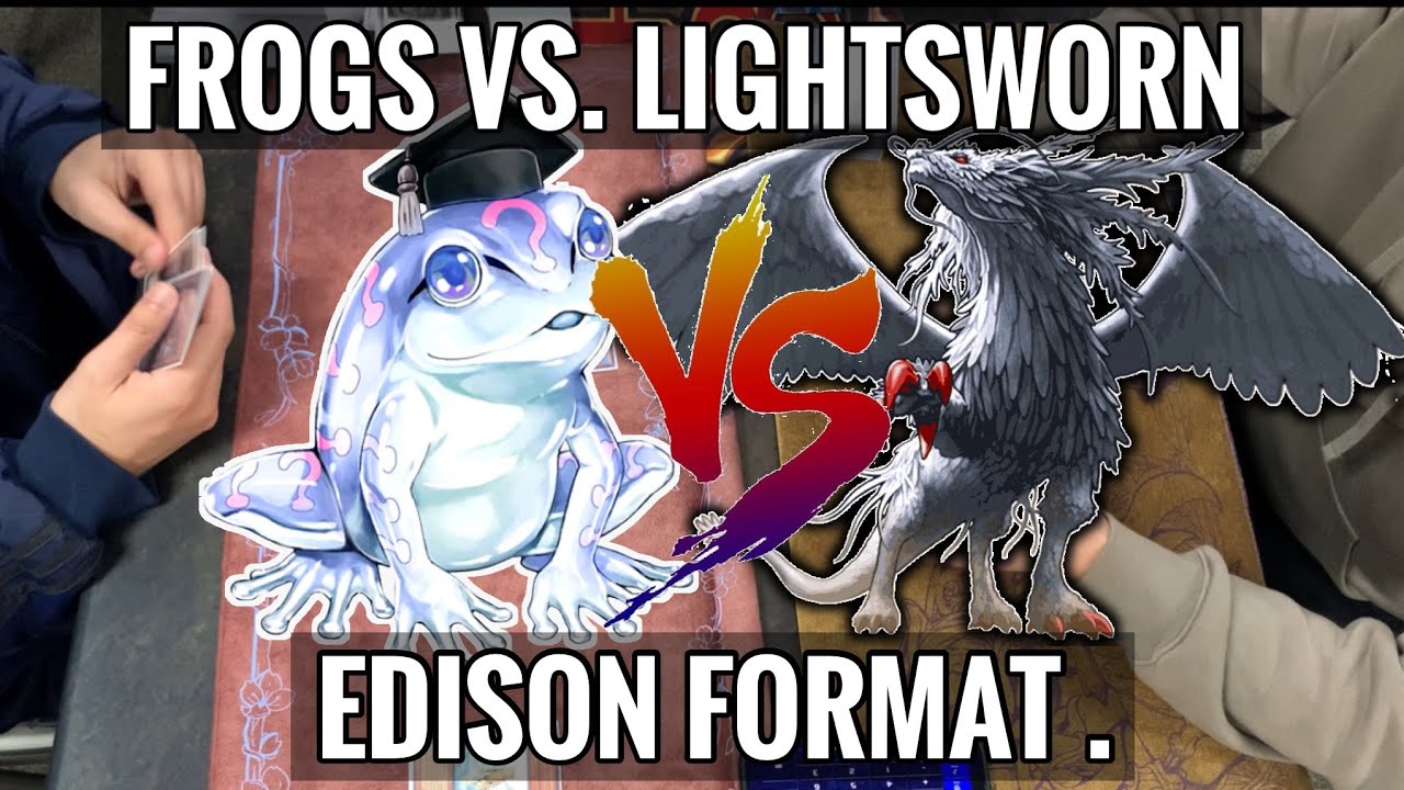 FROGS VS. LIGHTSWORN (Edison Format, Yu-Gi-Oh!) Final round locals - YouTube