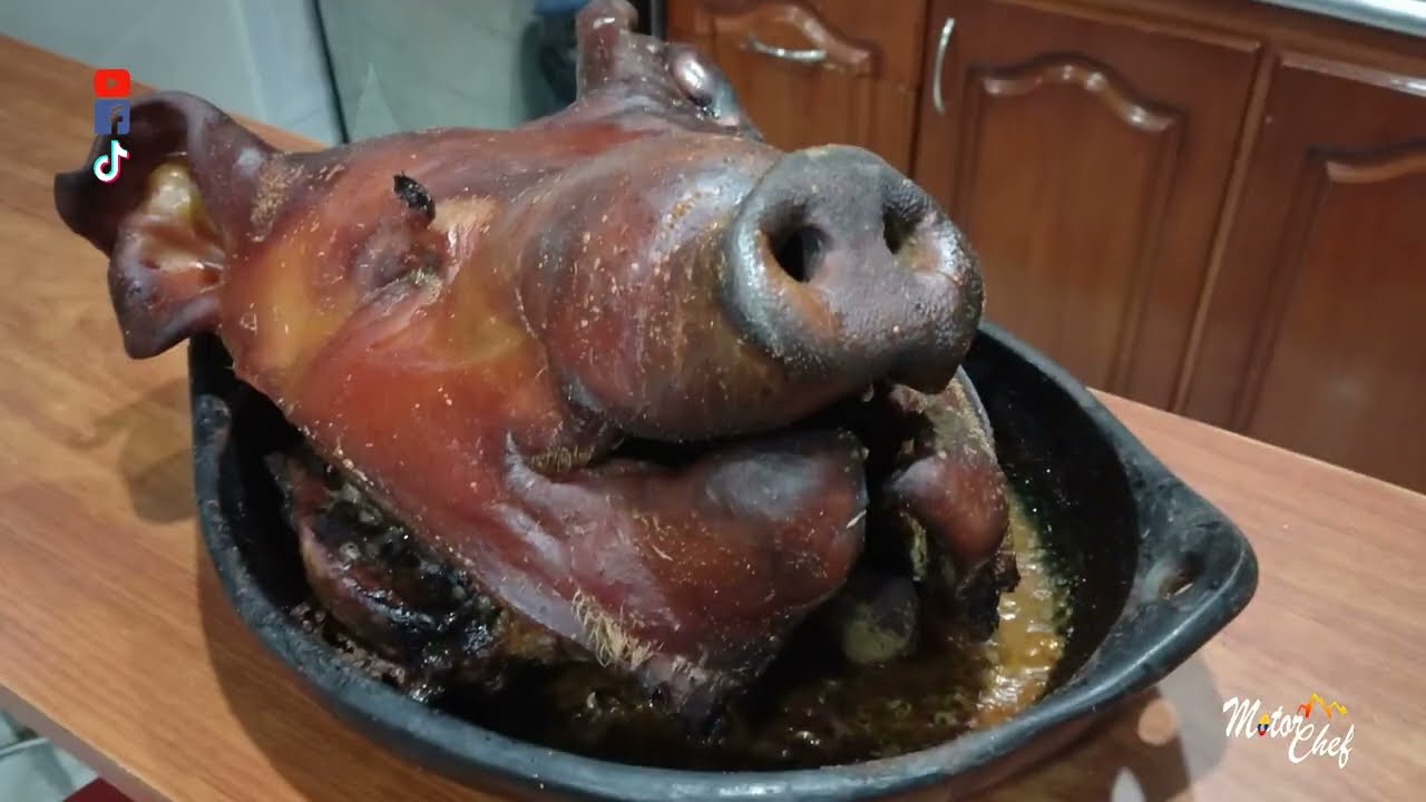 Cabeza de cerdo al Horno - YouTube