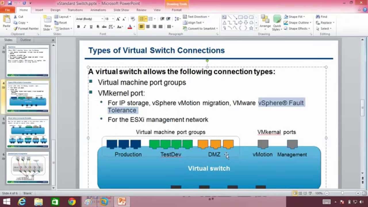 21 vNetwork Standard Switches Part 2 - YouTube