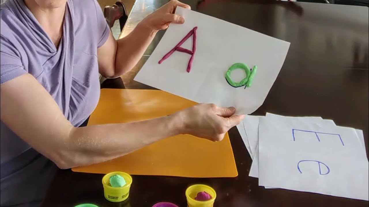 Vowels Song and Activity for Preschoolers | Play Doh Vowels - YouTube