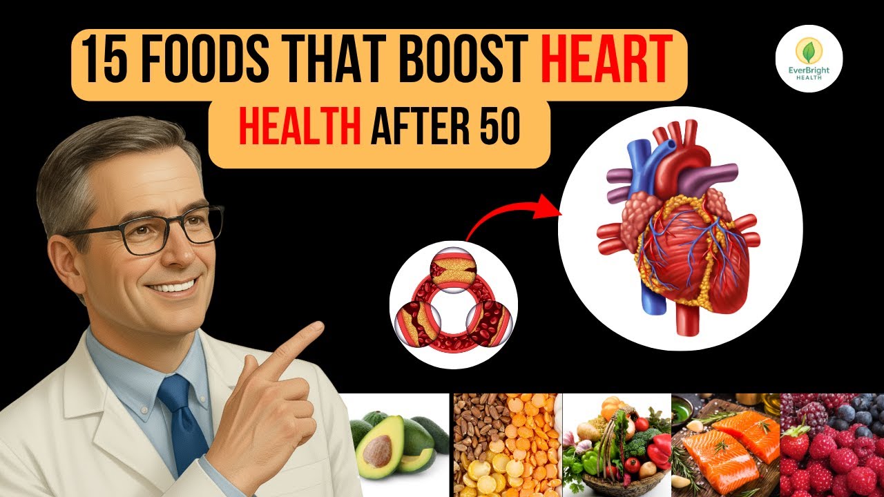 15 foods that boost heart health after 50 - YouTube