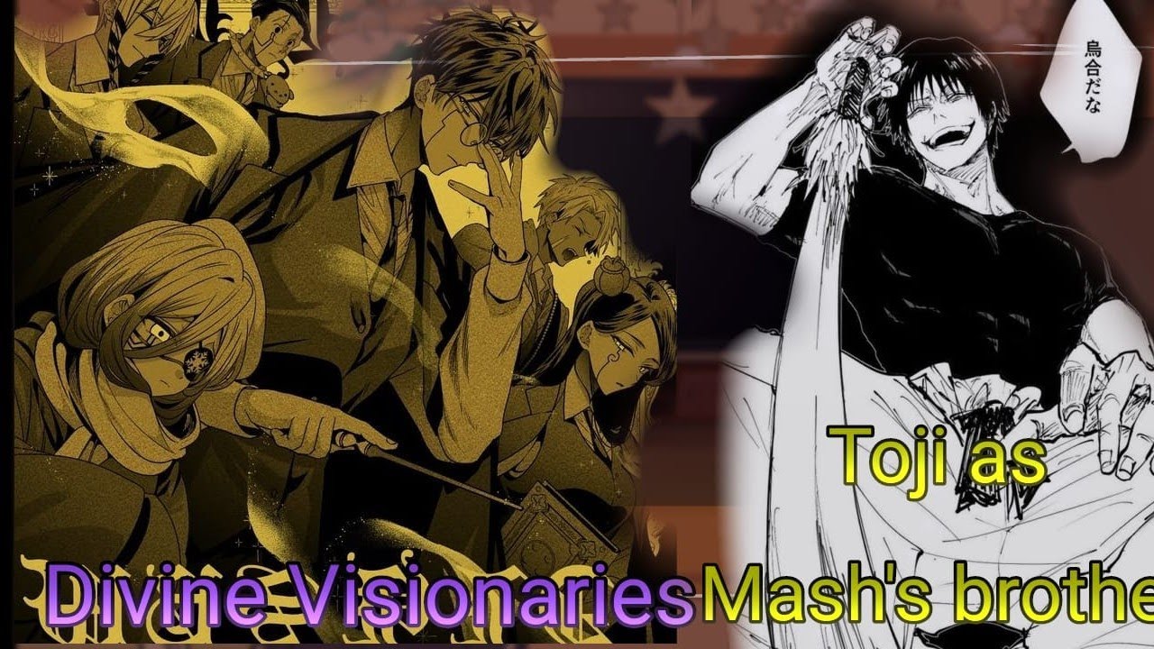 Divine Visionary reacts to Mash's brother as toji || Mashle Magic and ...