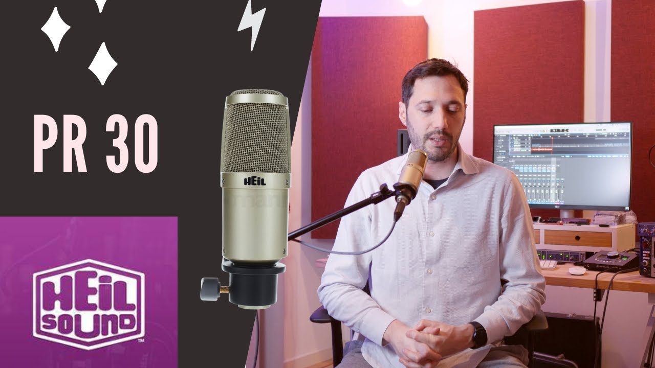 Heil Sound PR30 - Test Voce e Chitarra Acustica HOME RECORDING - YouTube