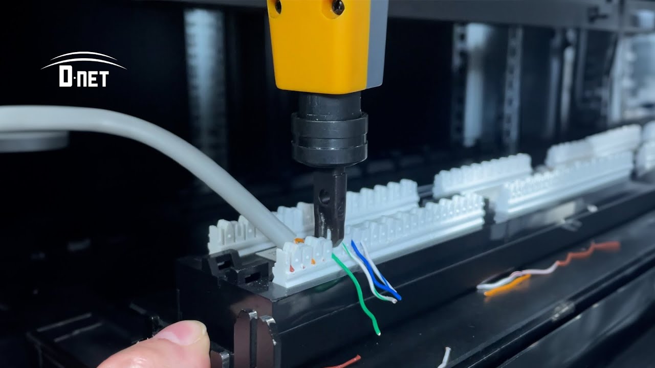 Ficou muito mais fácil crimpar Patch Panel com a Bench Box - YouTube