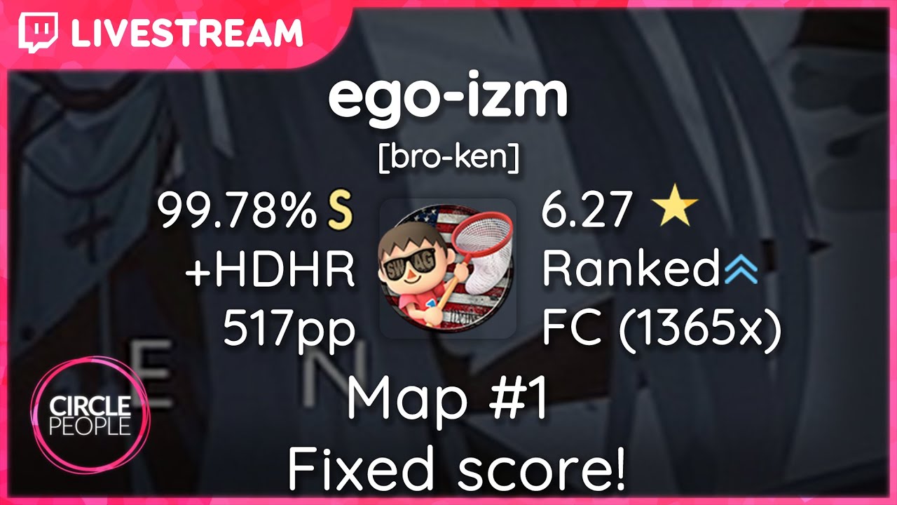osu! | kablaze | la la larks - ego-izm [bro-ken] +HDHR 99.78% 517pp ...