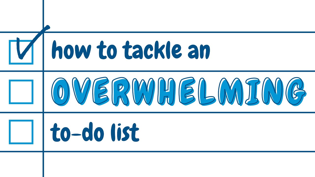 HOW TO TACKLE AN OVERWHELMING TO-DO LIST // level up your daily to-do ...