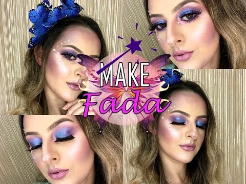 MAQUIAGEM para o CARNAVAL - MAKE FADA - YouTube
