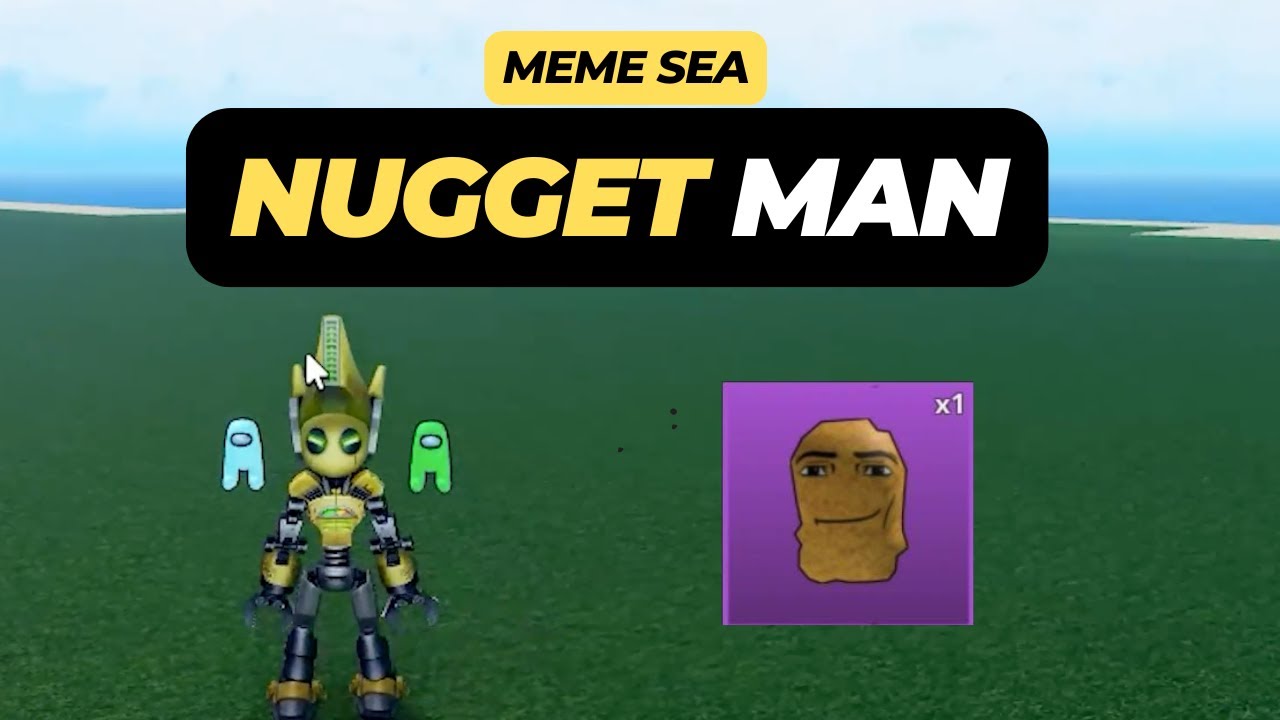 How to Get Nugget Man Accessory in Meme Sea - YouTube
