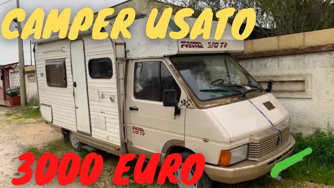 CAMPER USATO 3000 EURO ARCA FRECCIA 350 TR - YouTube