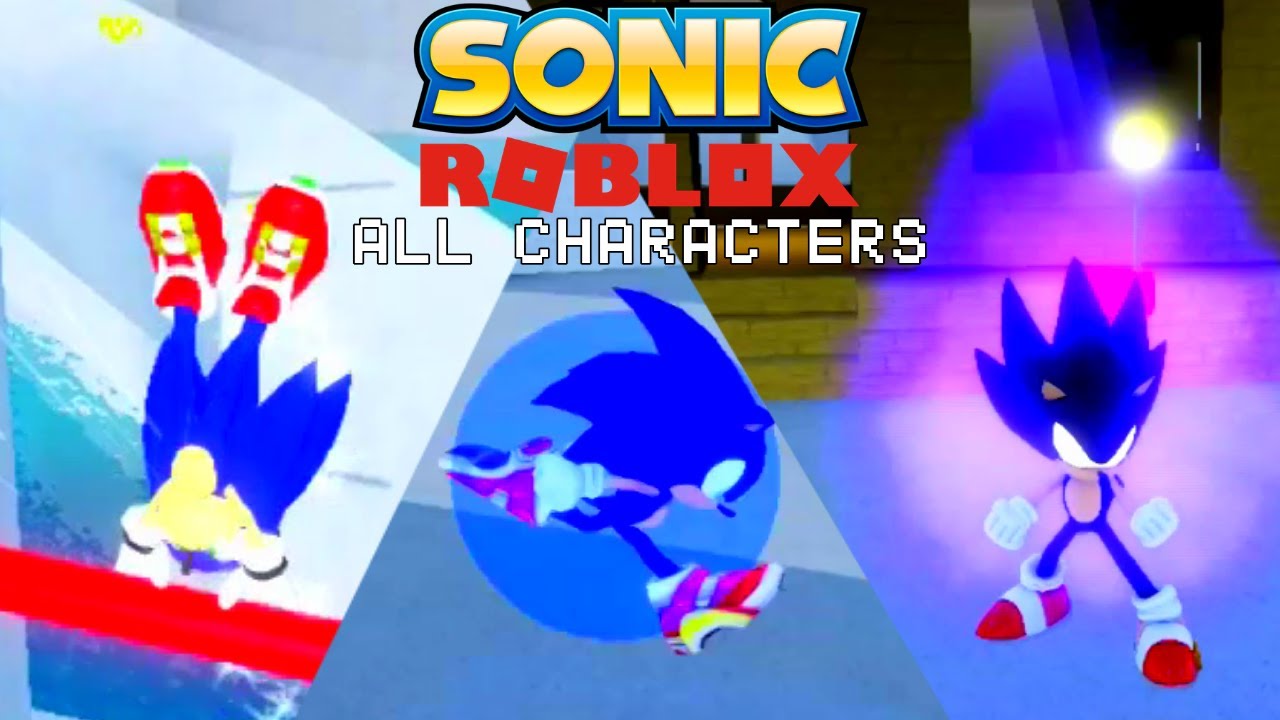 All Versions of Sonic & Shadow - Sonic Infinity DX (Roblox Sonic Fan ...