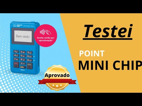 Como Usar a Maquina de Cartão Point Mini Chip - YouTube