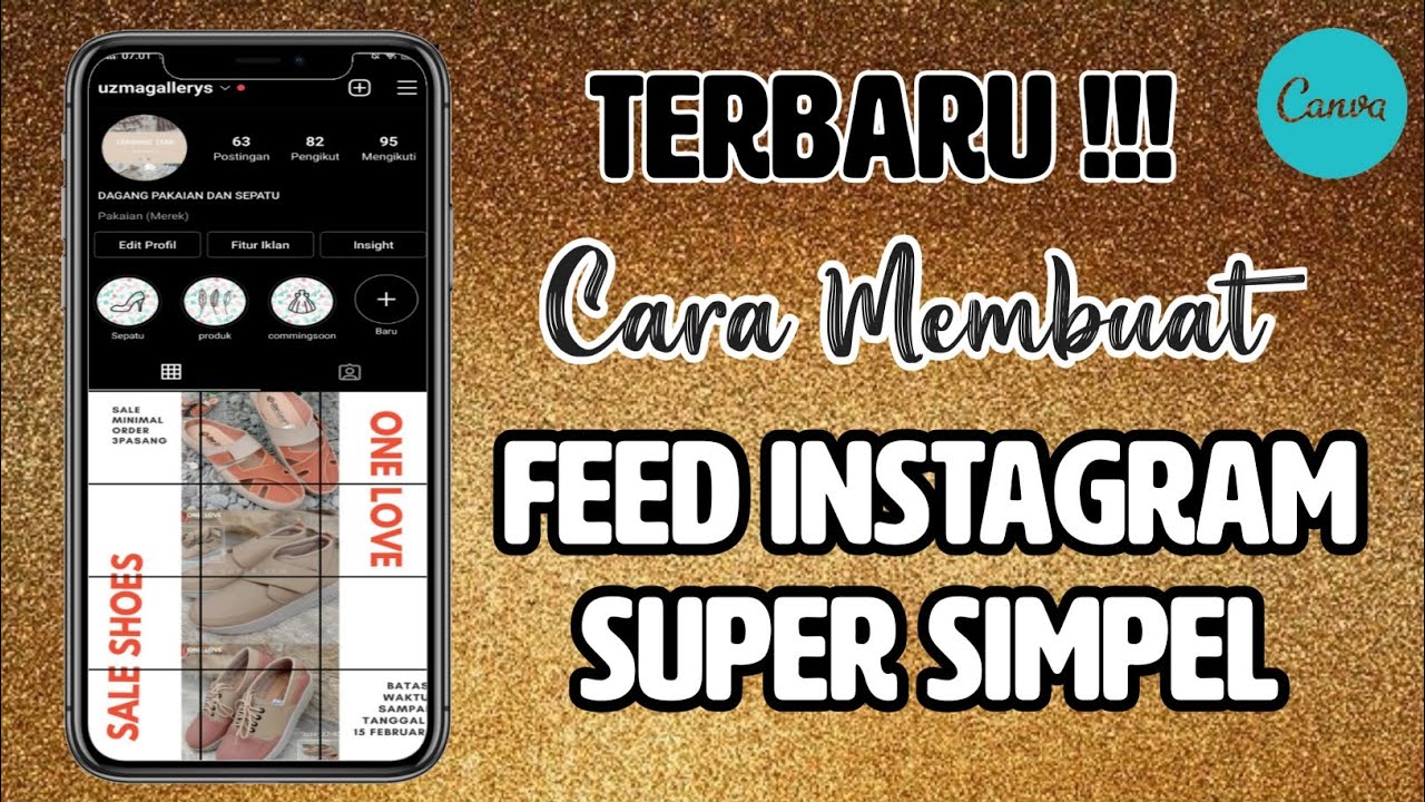 TERBARU ,Cara Membuat Feed Instagram Super Simpel di Canva || Cocok ...