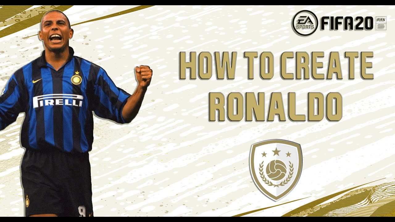 FIFA 20 - HOW TO CREATE RONALDO (R9) !! - YouTube