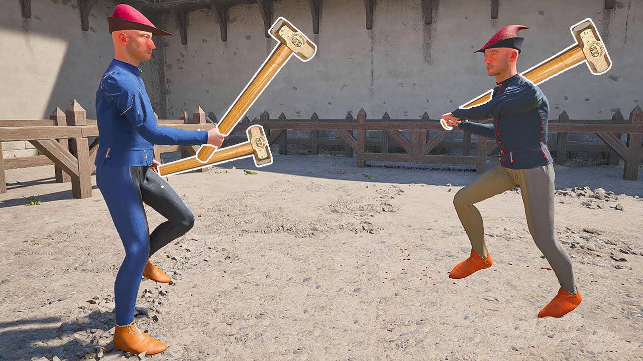 Sledgehammer Battle & Physics Based On Medieval Fencing #17 | Half ...