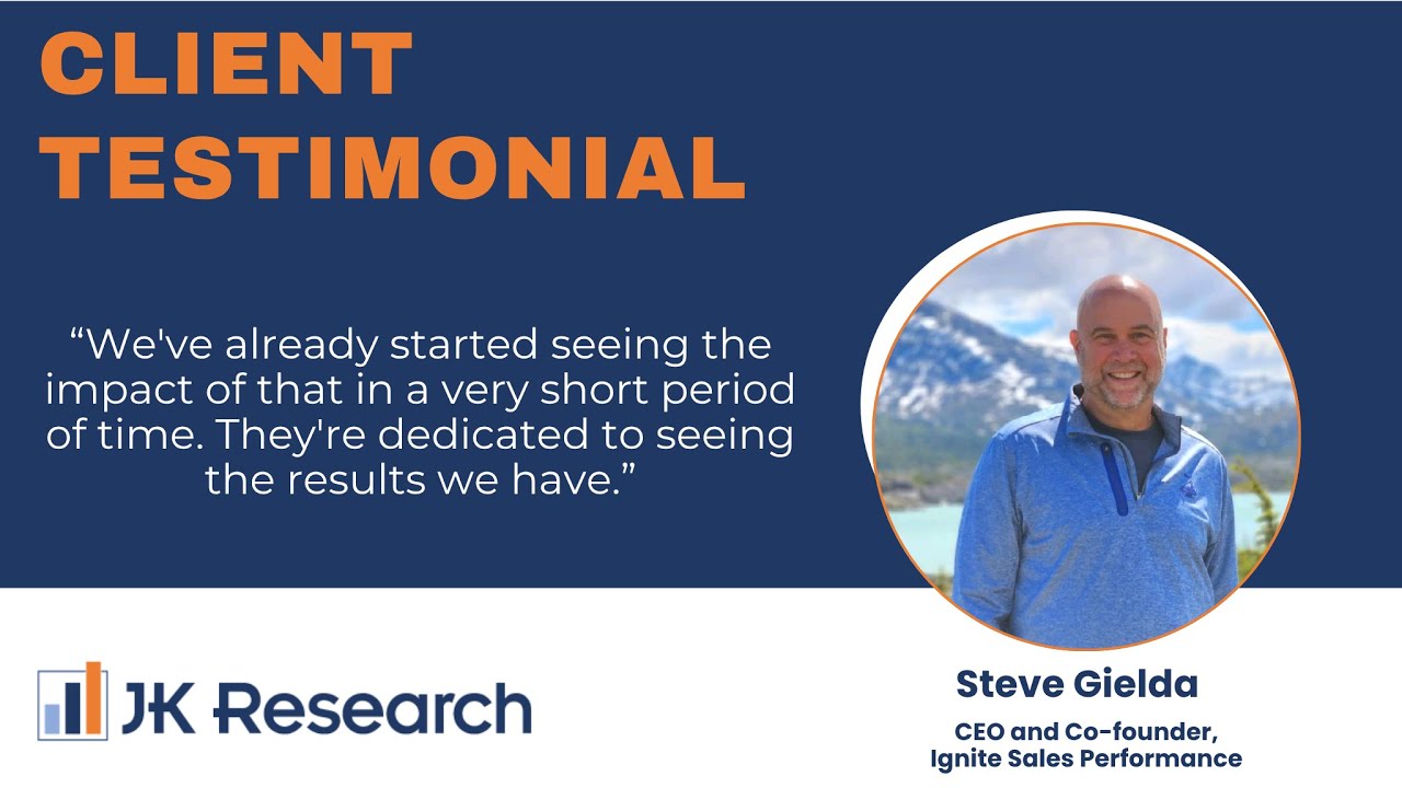 Steve Gielda, CEO Testimonial JKR - YouTube