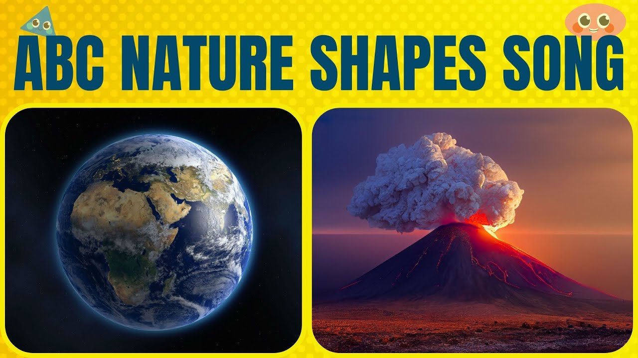 ABC Nature Shapes Song - Alphabet Shapes Song for Kids - YouTube
