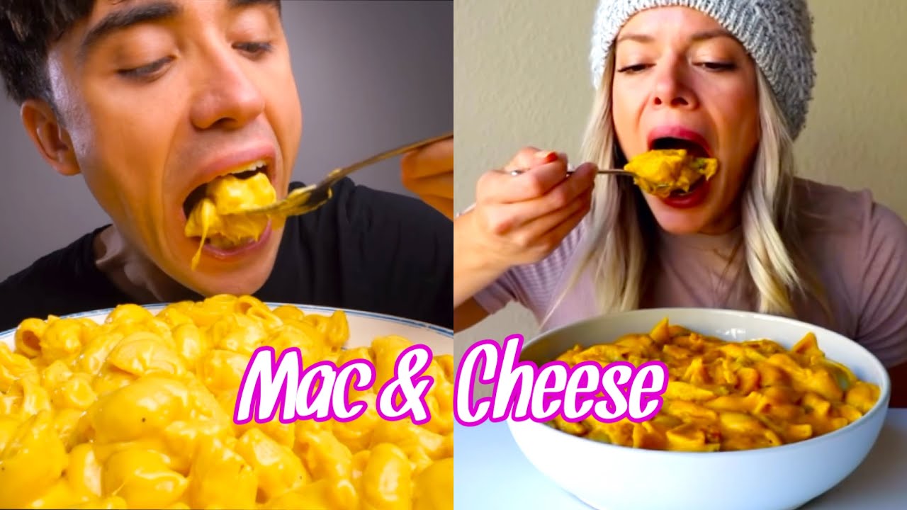 The Ultimate MAC AND CHEESE ASMR MUKBANG - YouTube