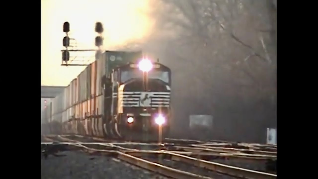 Porter Junction trains in the fall of 2012 - YouTube
