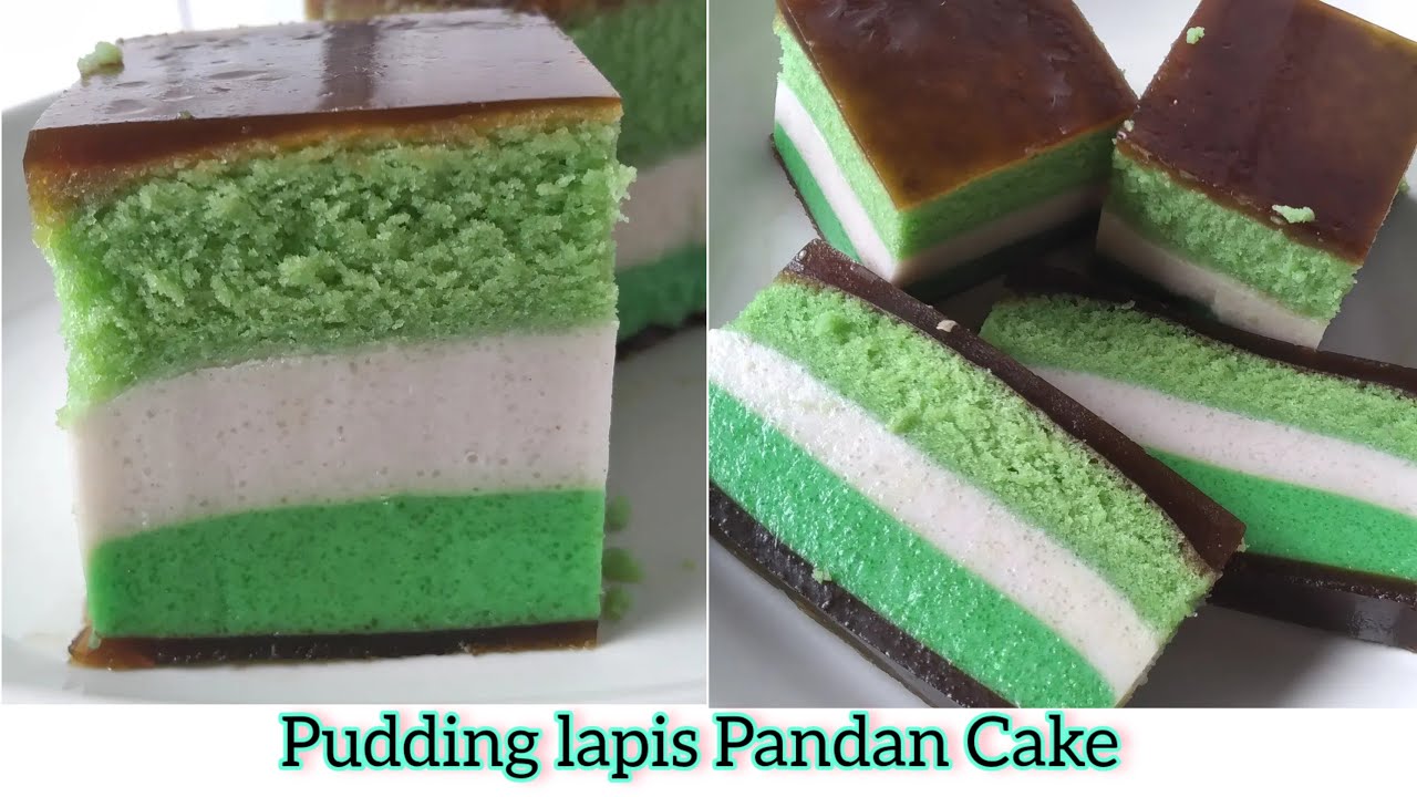 Walaupun 5 lapis tetap ekonomis || Pudding Lapis Pandan Cake || Enak ...