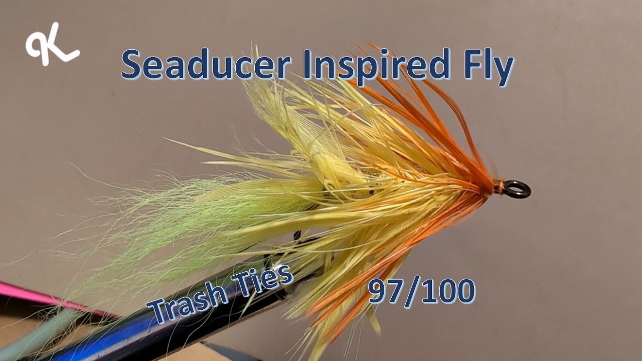 First 100 flies, Seaducer Inspired Pike fly 97/100 - YouTube