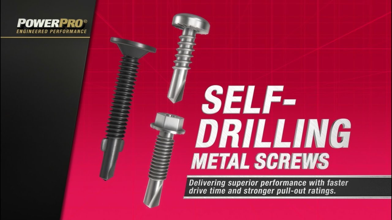 Power Pro Self-Driving Metal Screws - YouTube