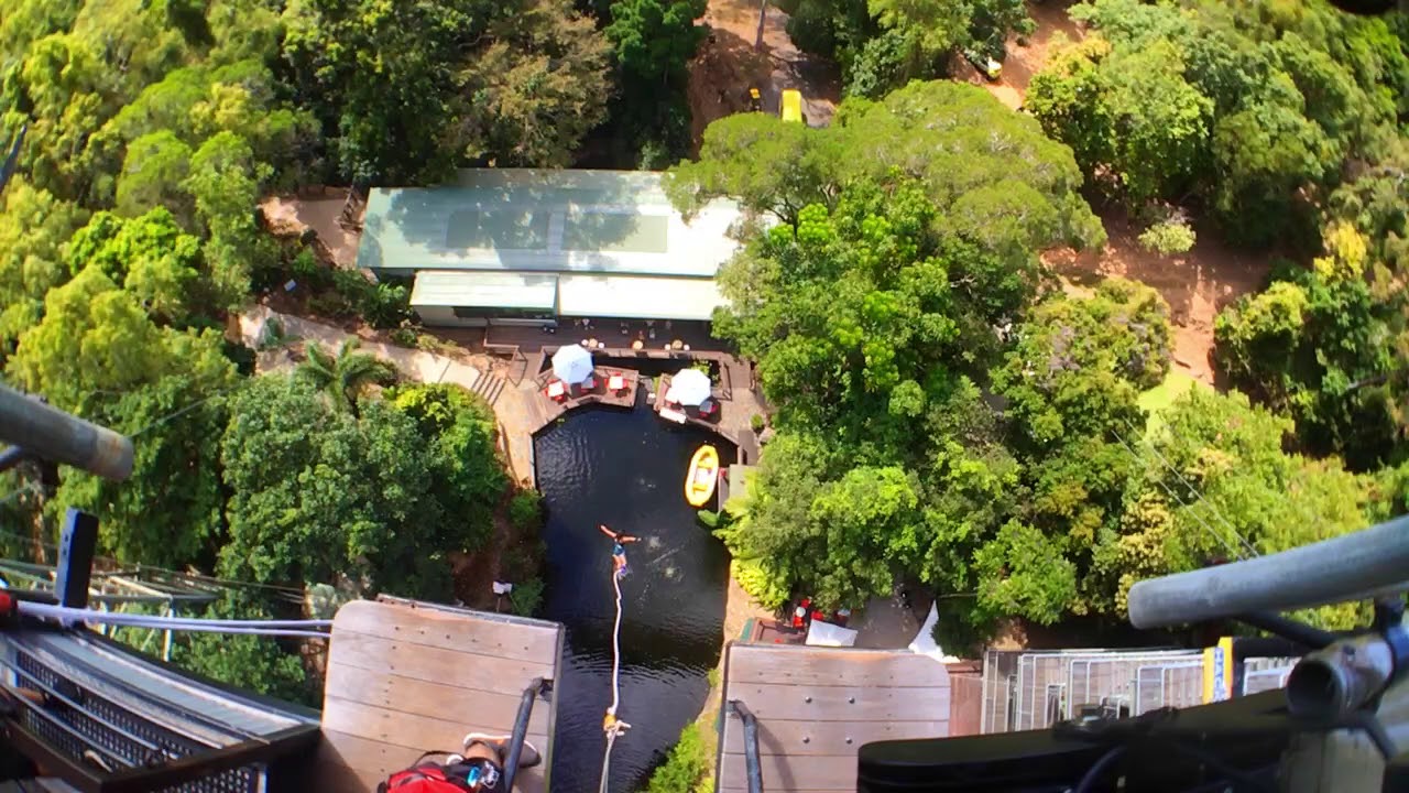 Bungee Jumping for the first time at Australia, Cairns! - YouTube