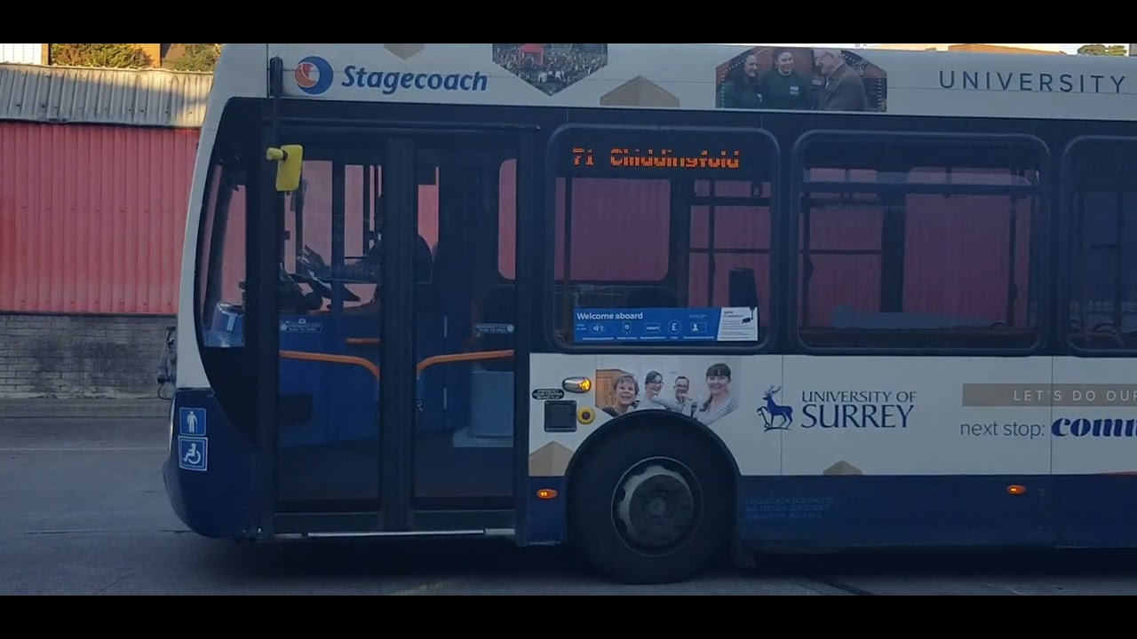 Here is the stagecoach bus 37271 on the number 71 in Guildford Thursday ...