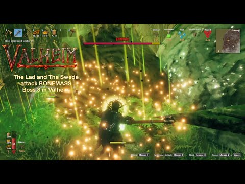 The Lad and the Swede are challenging BONEMASS boss 3 in Valheim - YouTube