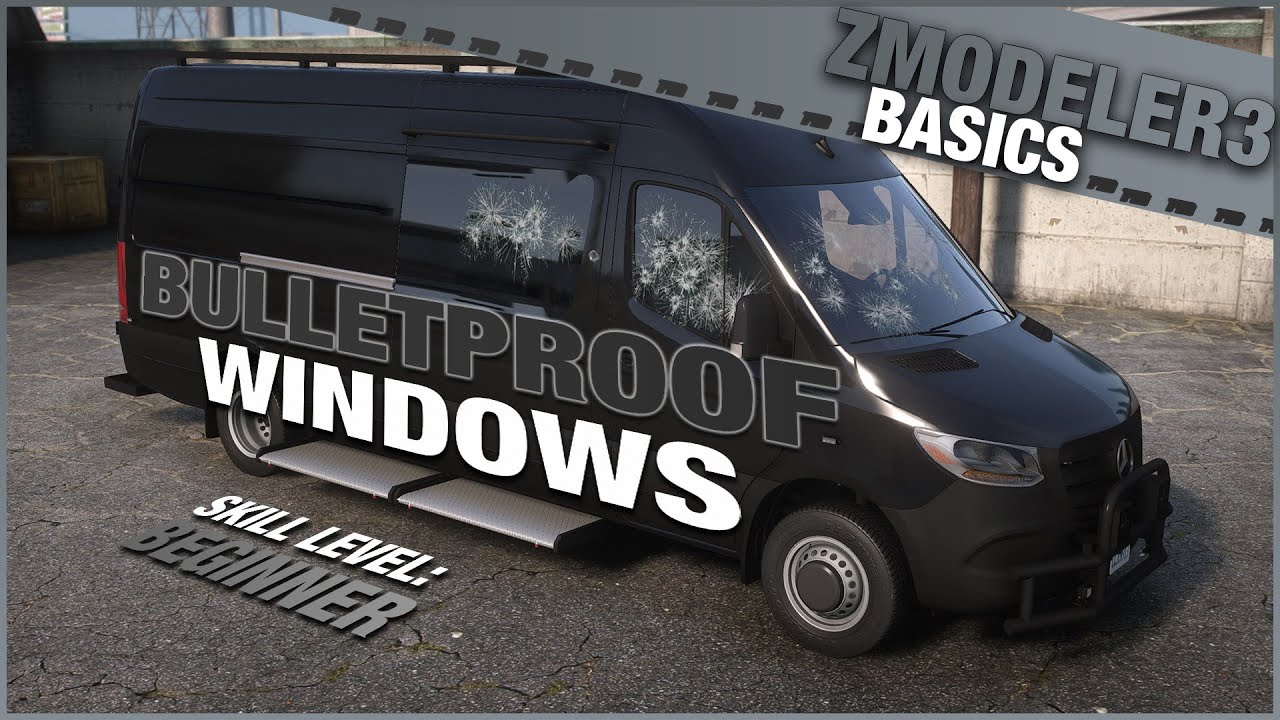 How To Create Bulletproof Glass | Zmodeler3 | FiveM - YouTube