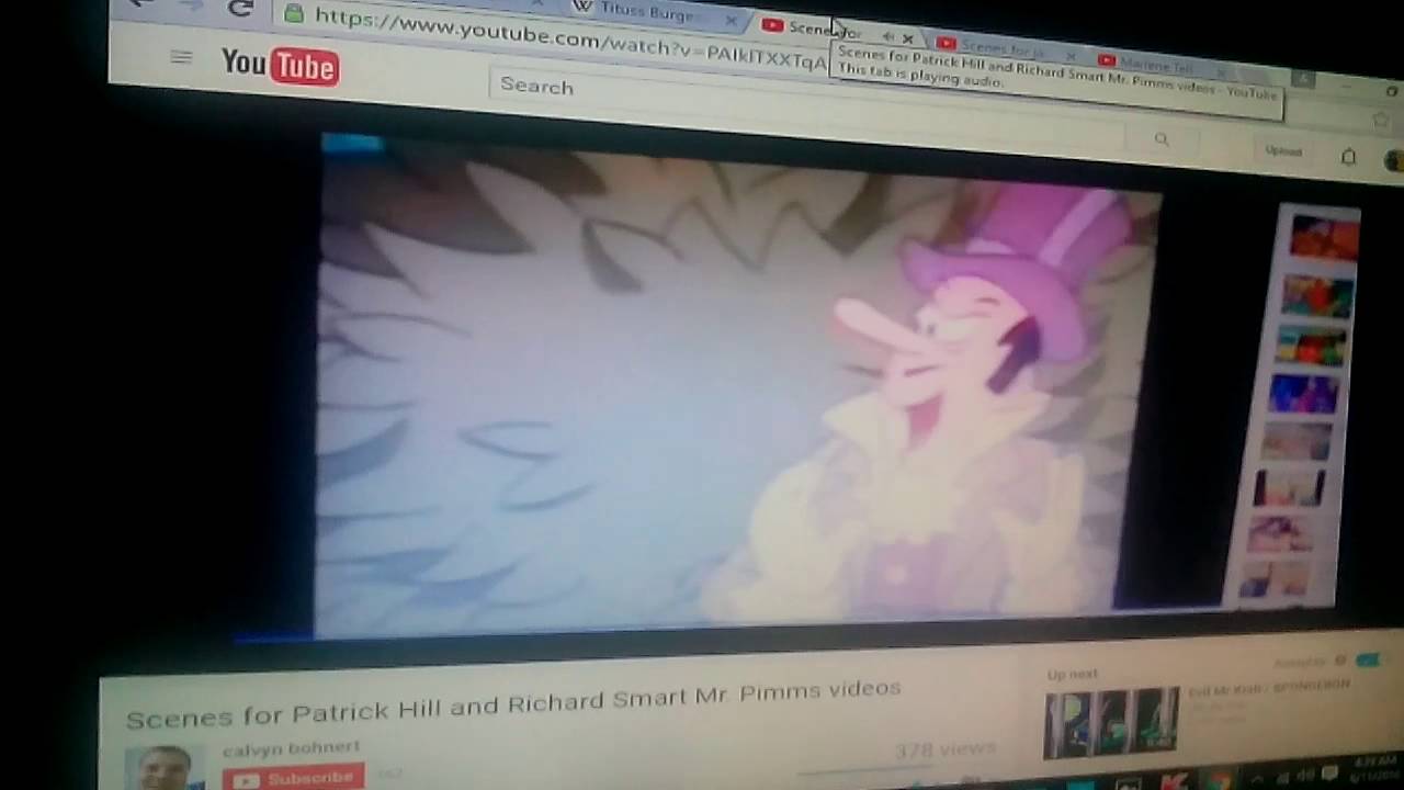 Marlene tells Mr.Pimms and uncle blobb to stop badgering her - YouTube