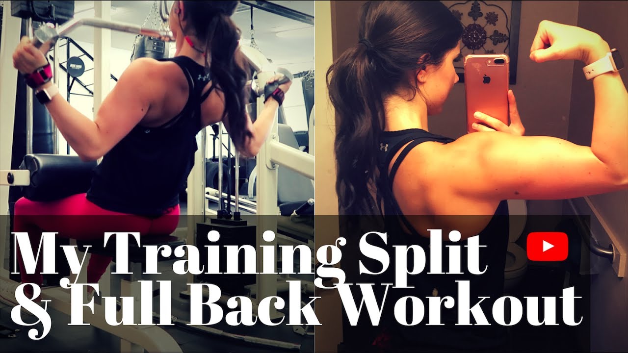 BIKINI PREP VLOG ~ FULL BACK WORKOUT~ MY WORKOUT SPLIT - YouTube