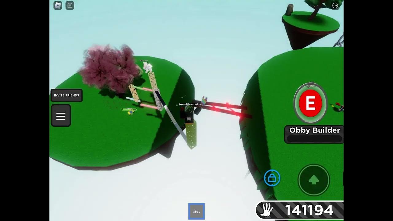 chilling with obby glove Roblox slap battles - YouTube
