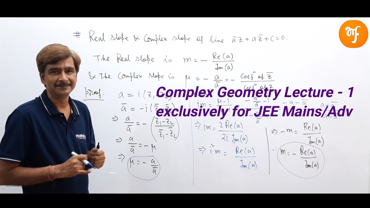 Complex Geometry Lecture 1 (exclusively for JEE Mains/Advanced) - YouTube