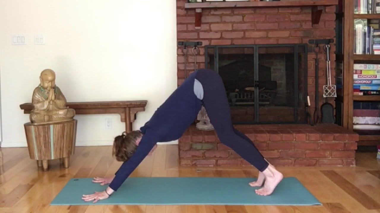 Downward Facing Dog Pose Tutorial #1 - Tight Hamstrings versus Hyper ...