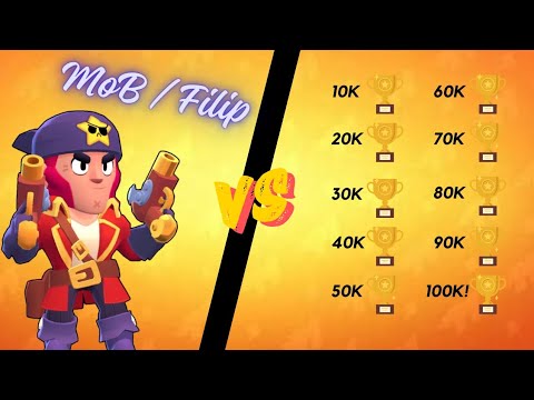 MOB|Filip VS EVERY TROPHY range in brawl stars! - YouTube