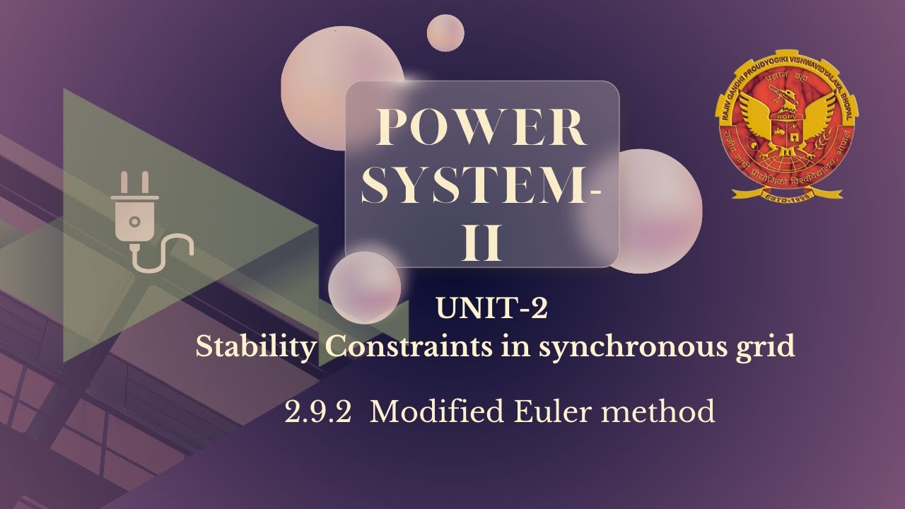 2.9.2 Modified Euler Method | EE602 | - YouTube