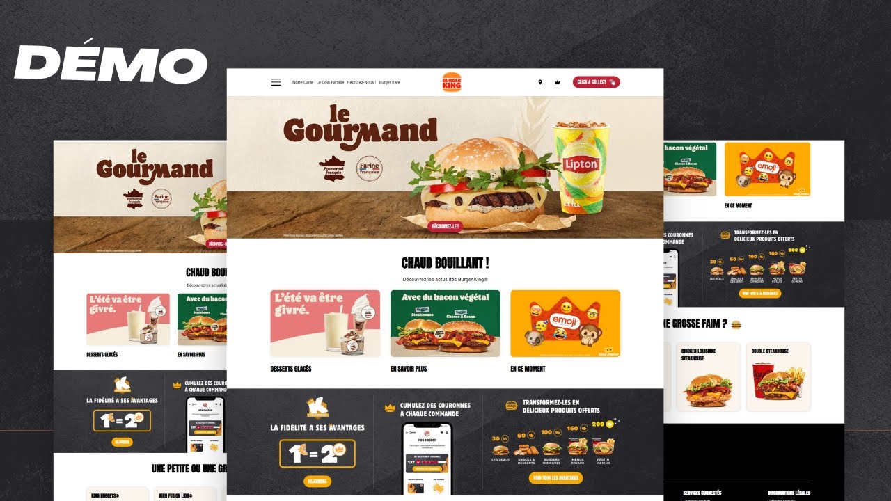 Démo : Comment cloner le site web de BURGER KING en HTML & CSS ? - YouTube