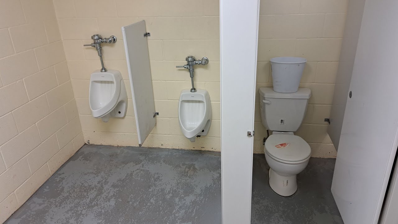 Sports Complex Men's Restroom - YouTube