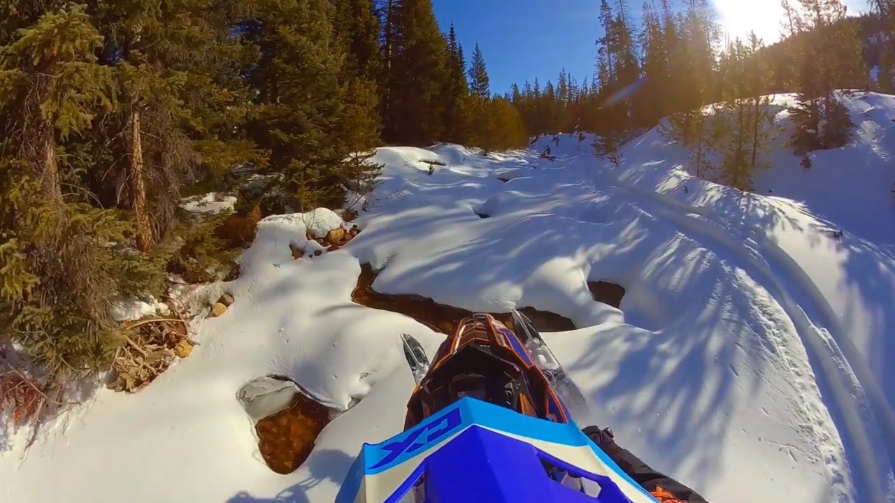 Open creek and tree riding - YouTube