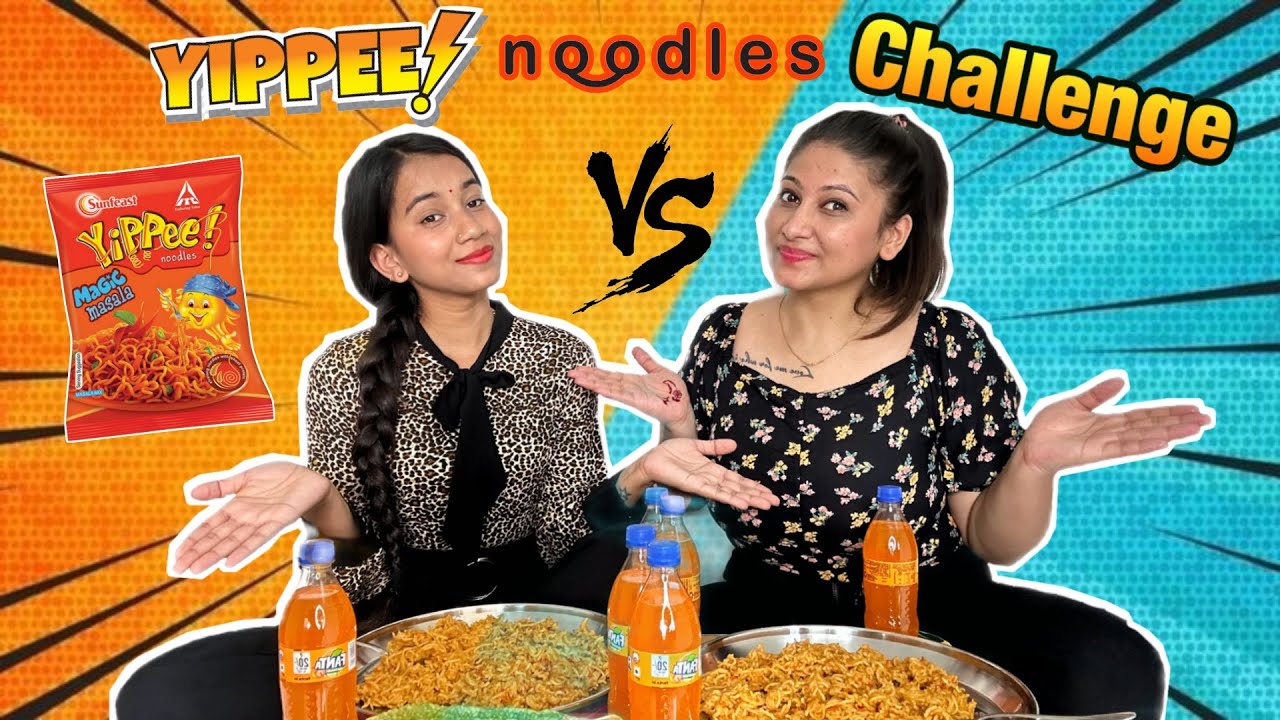 Yippee noodles challenge ️Noodles eating competition | #foodchallenge # ...